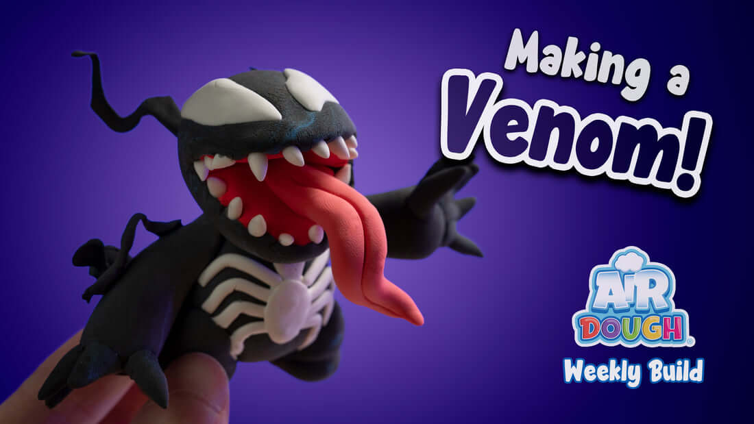 Making Venom from 'Venom: Let There Be Carnage' with Air Dough ...