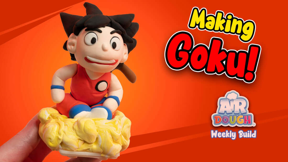 Making Goku From Dragon Ball Z With Air Dough – Scentco Inc
