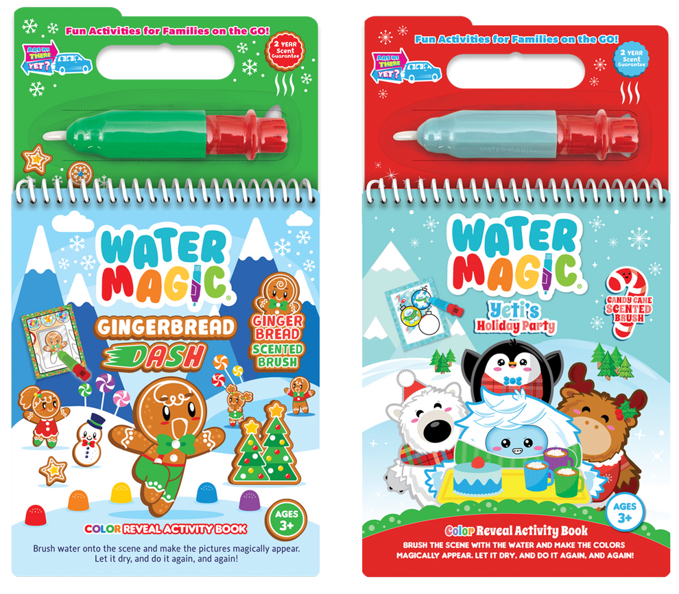 Holiday Water Magic™ | Reusable Christmas Activity Book – Scentco Inc